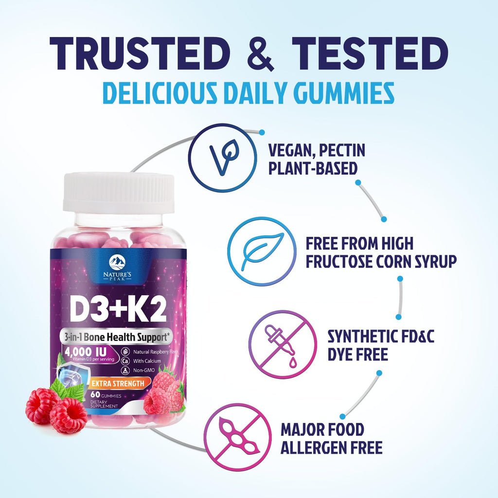 D3 K2 gummies for heart health