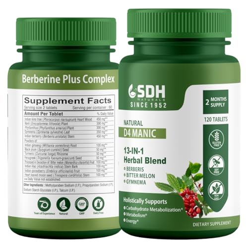 D4 Berberine Complex herbal supplement