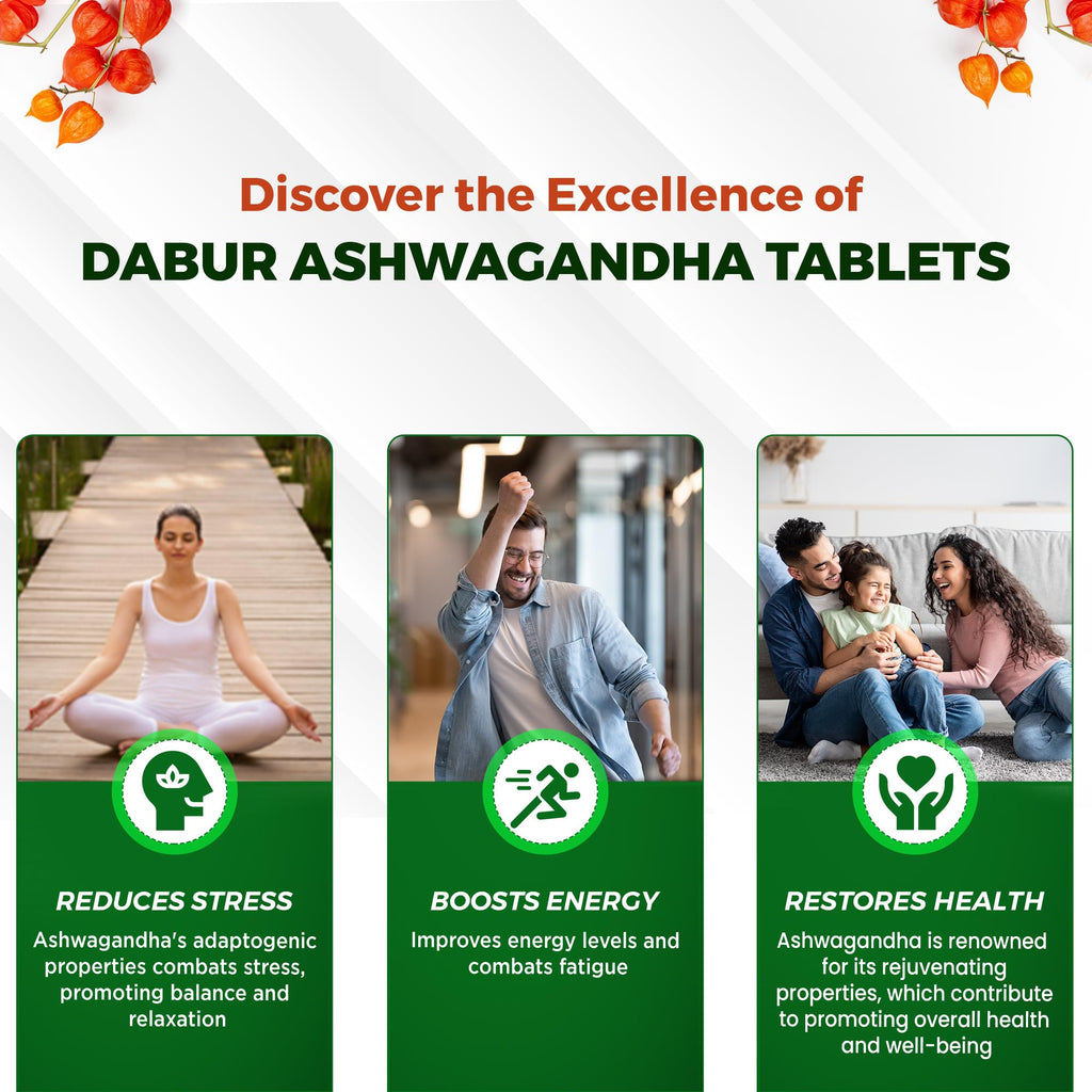 Dabur ashwagandha for stress relief
