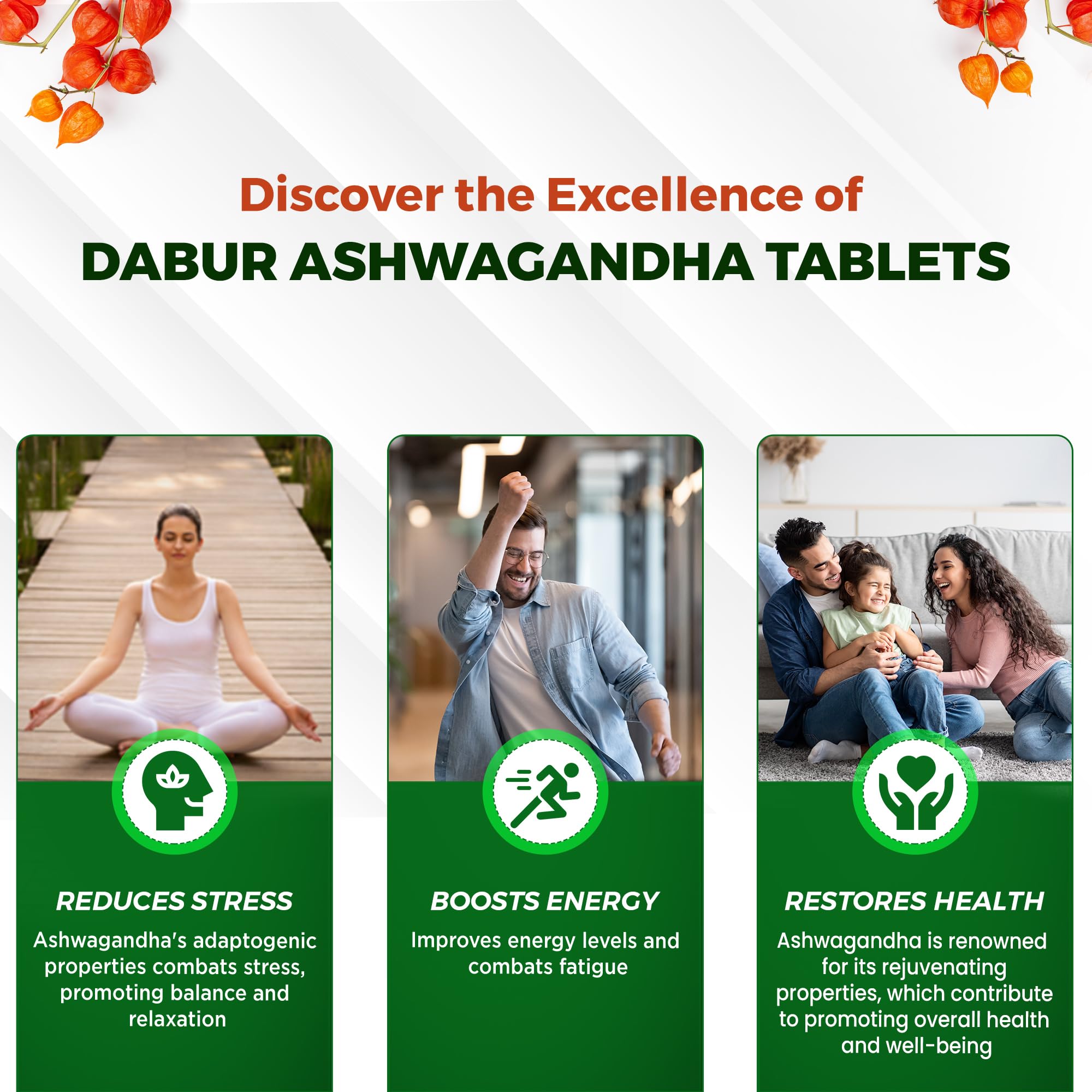 Dabur ashwagandha for stress relief