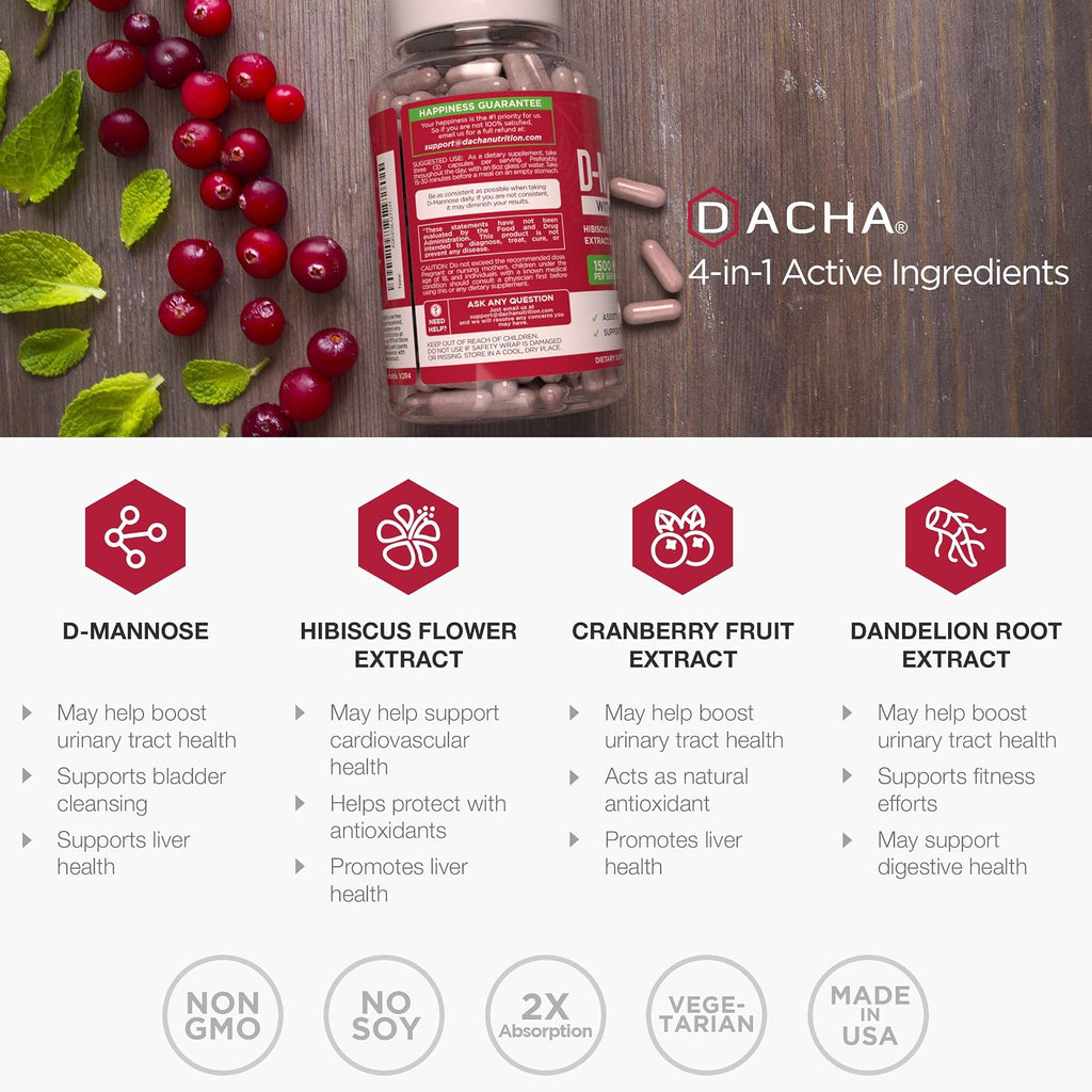 DACHA D-Mannose capsules for hydration