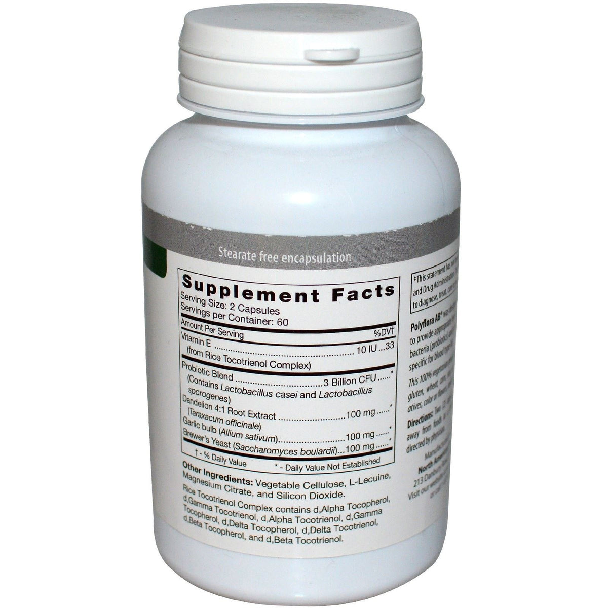 Dadamo Polyflora Ab 120 Vcaps daily nutrients