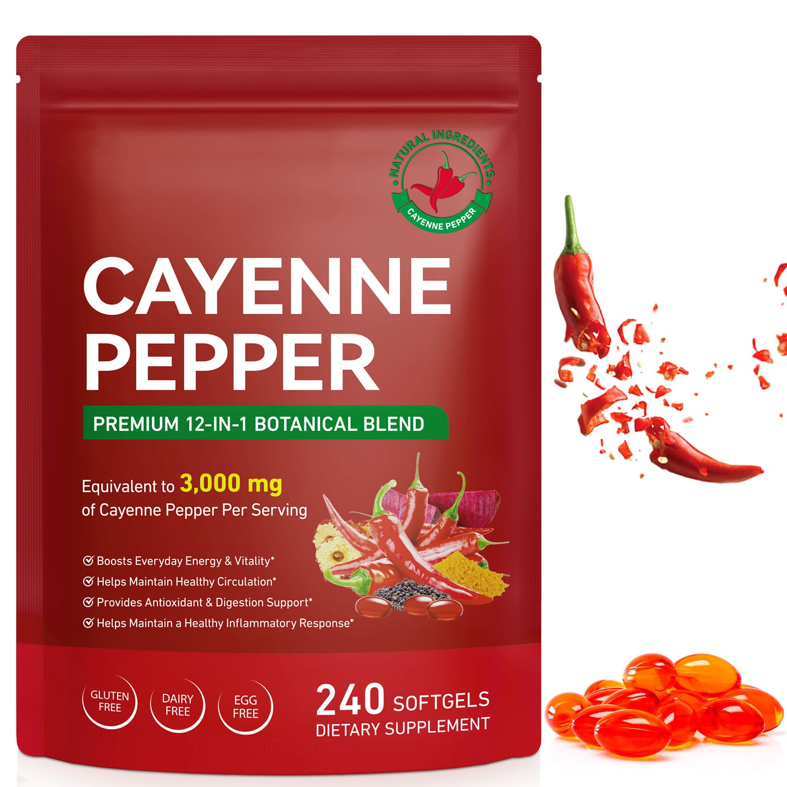 Daiasns Cayenne Pepper softgels