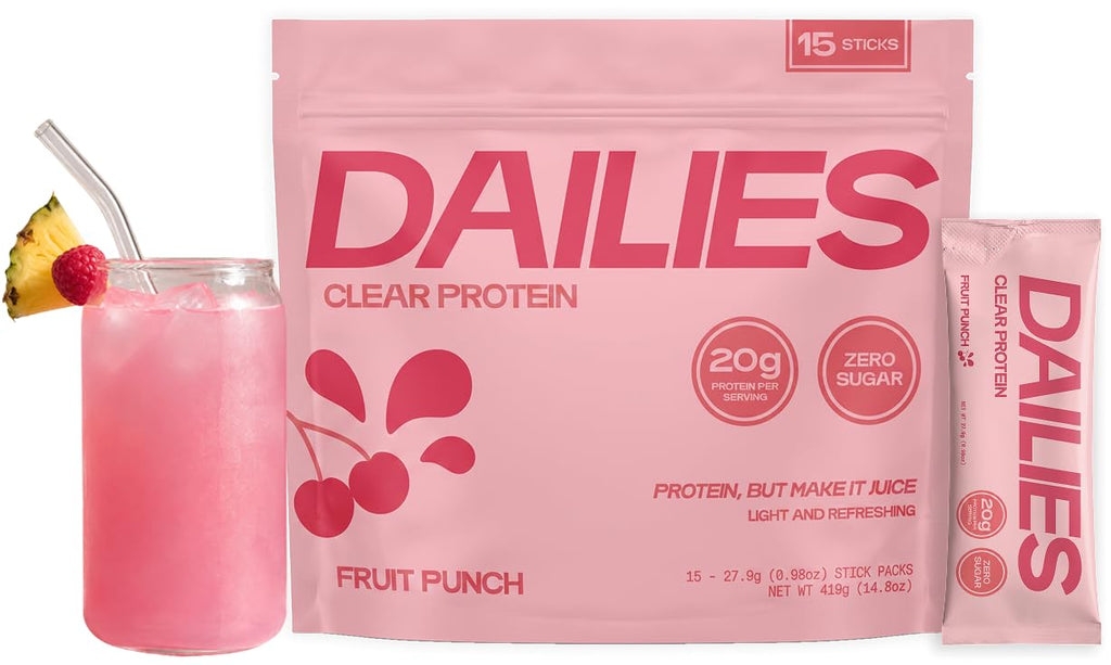 DAILIES Clear Protein Fruit Punch flavour