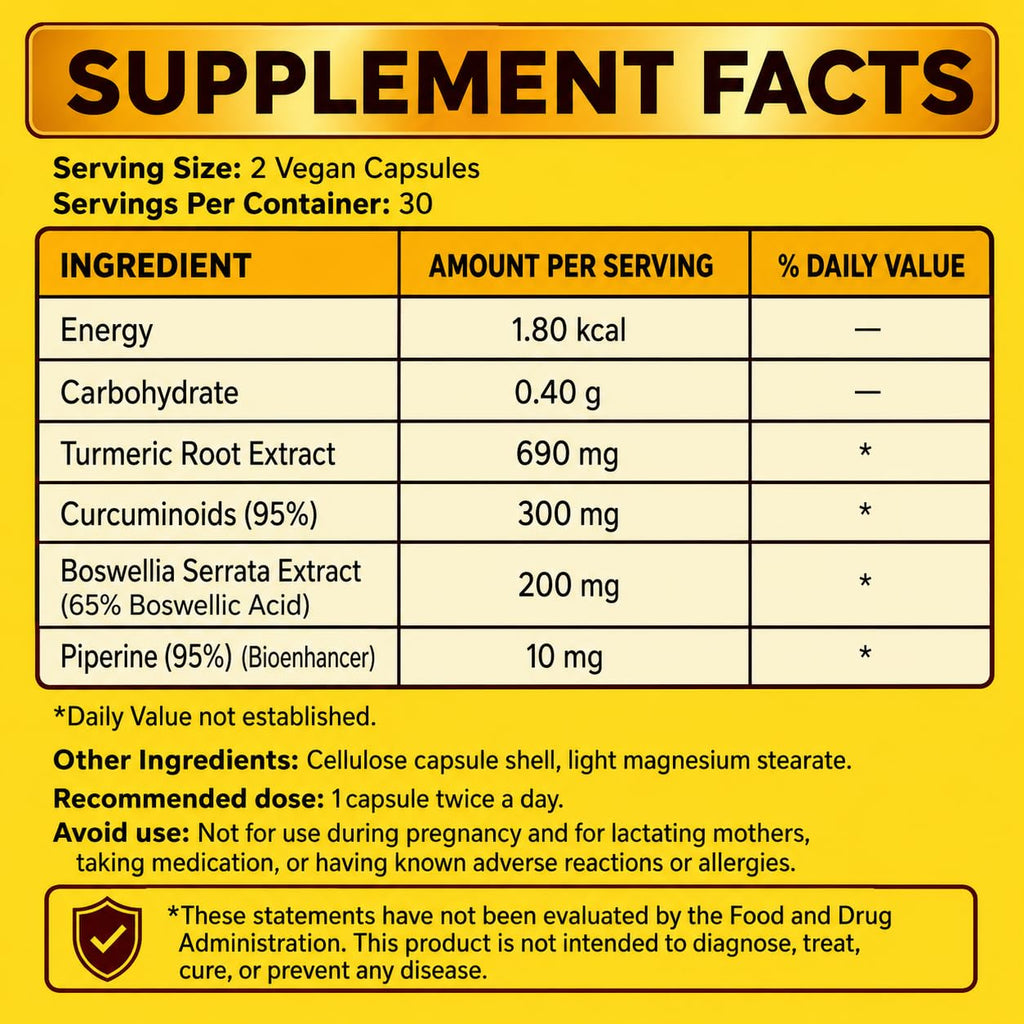 Daily All Day turmeric curcumin formula