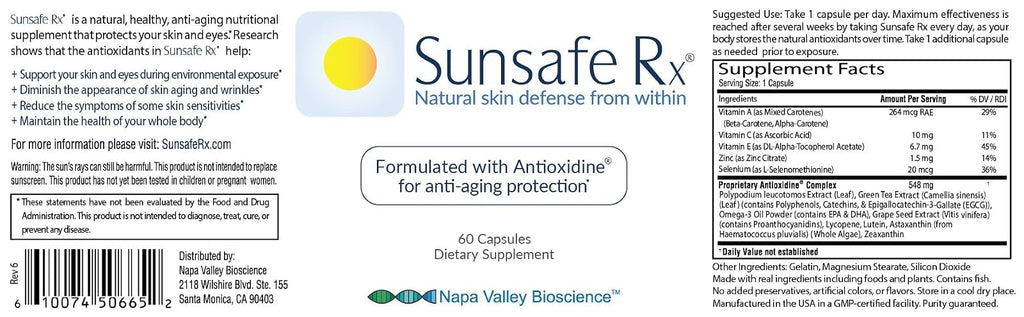 daily anti aging capsules for vitality
