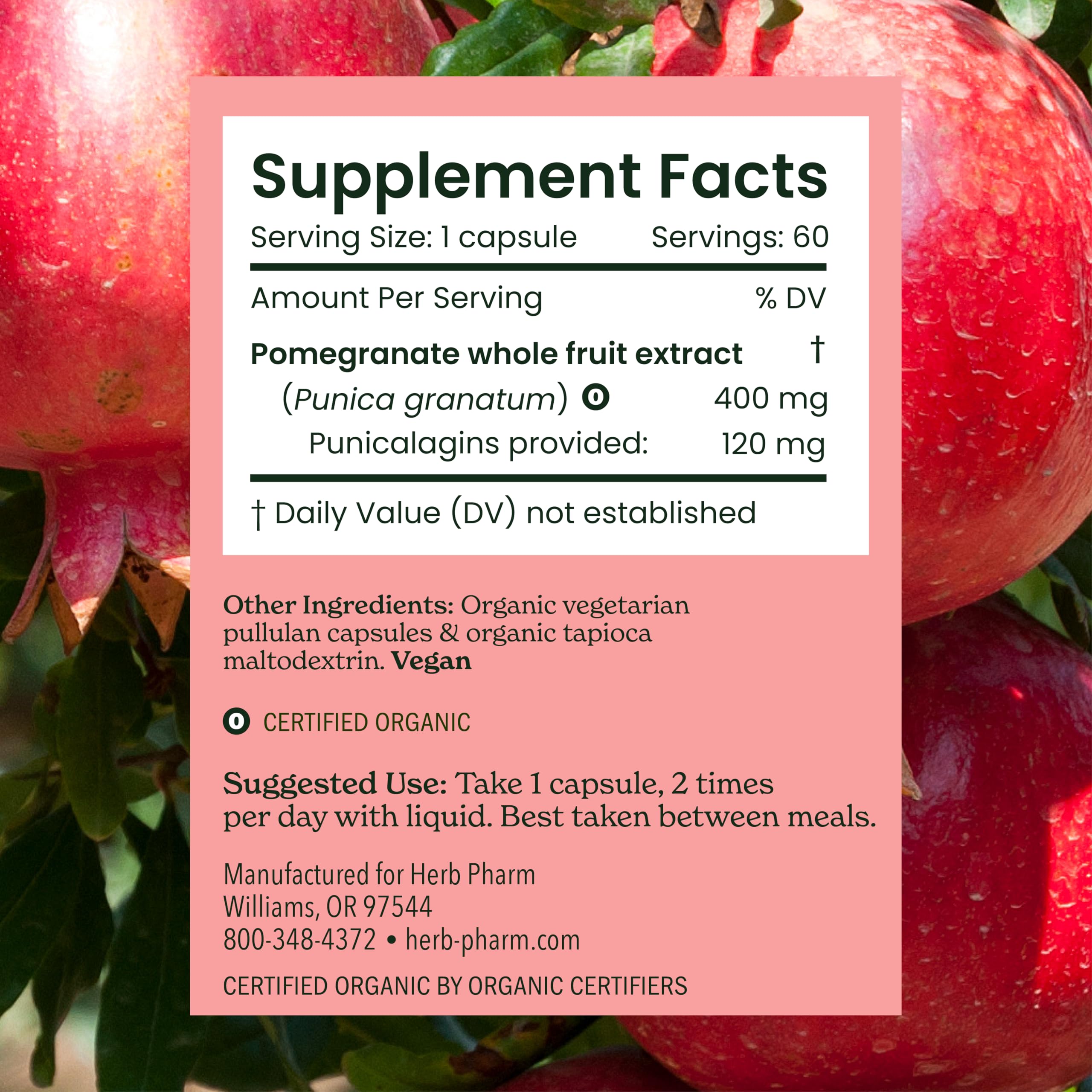 daily antioxidant boost with pomegranate