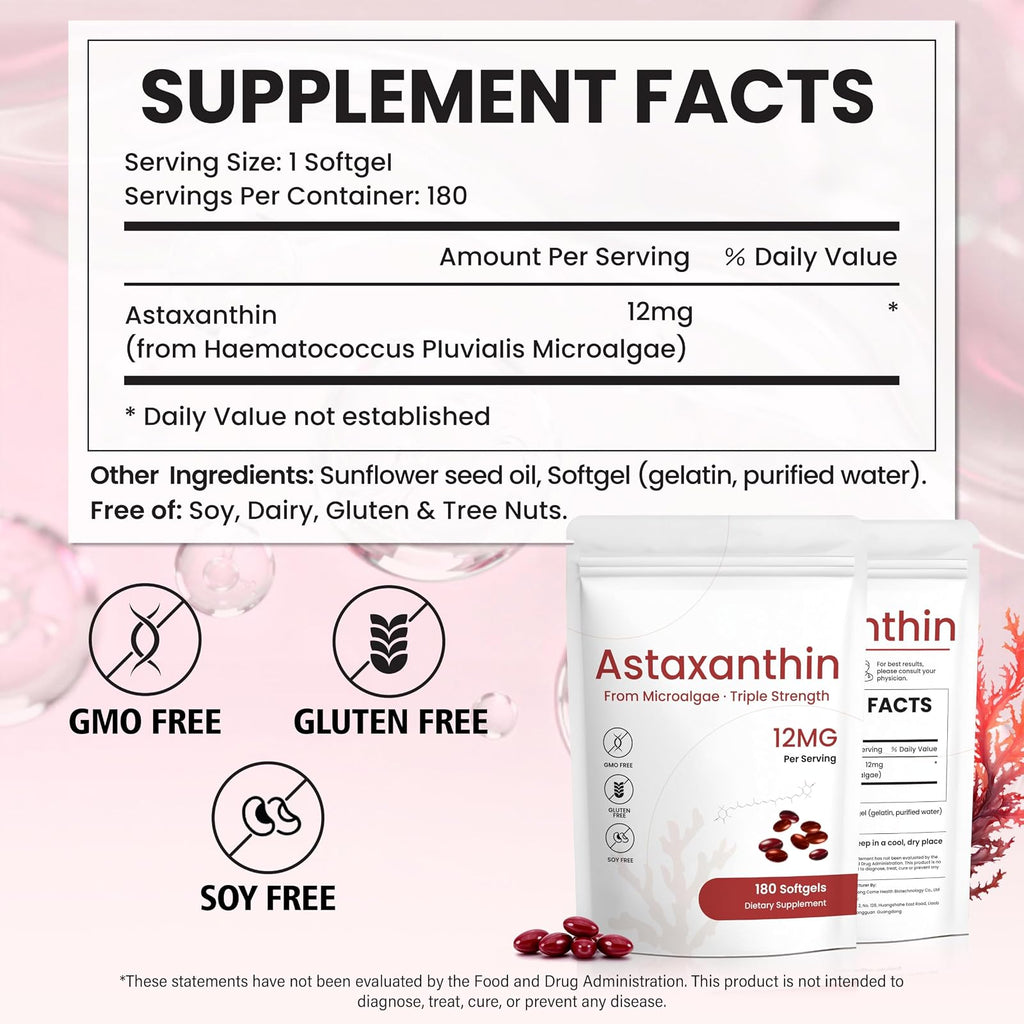 Daily antioxidant protection with Astaxanthin