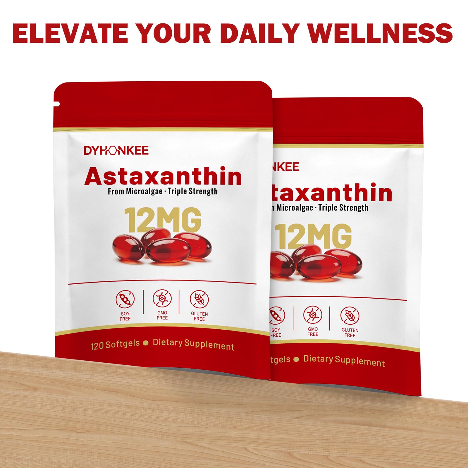 Daily antioxidant supplement Astaxanthin
