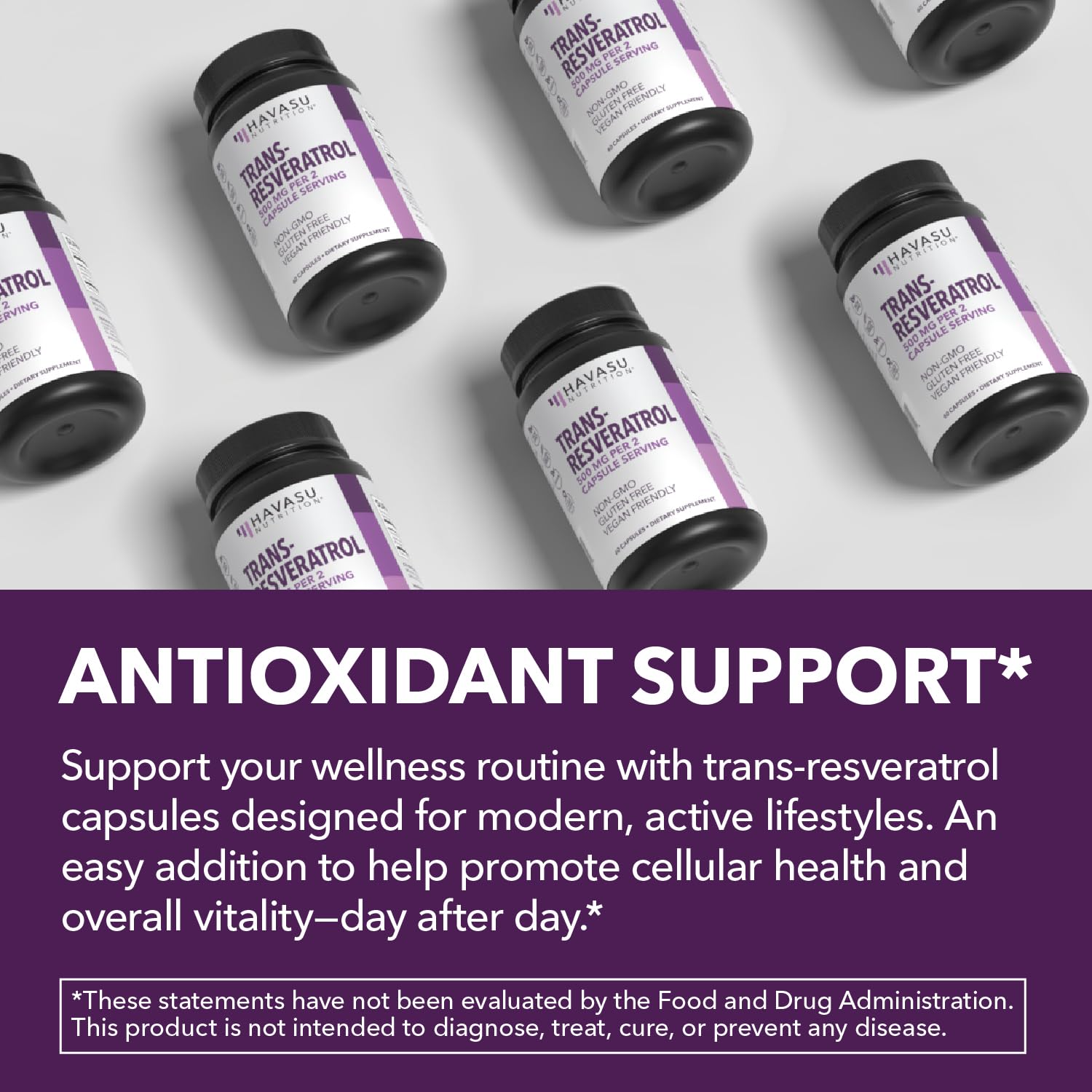 Daily antioxidant supplement Resveratrol