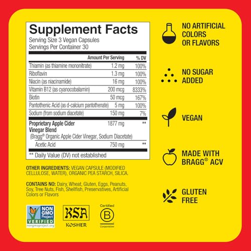 Daily apple cider vinegar capsules for wellness