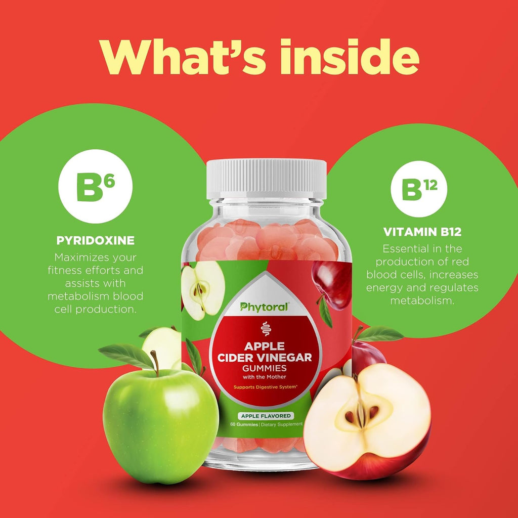 daily apple cider vinegar gummy intake