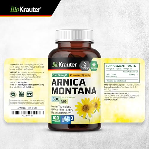 daily arnica supplement for health