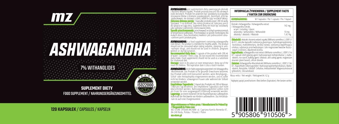 Daily ashwagandha dosage for wellness