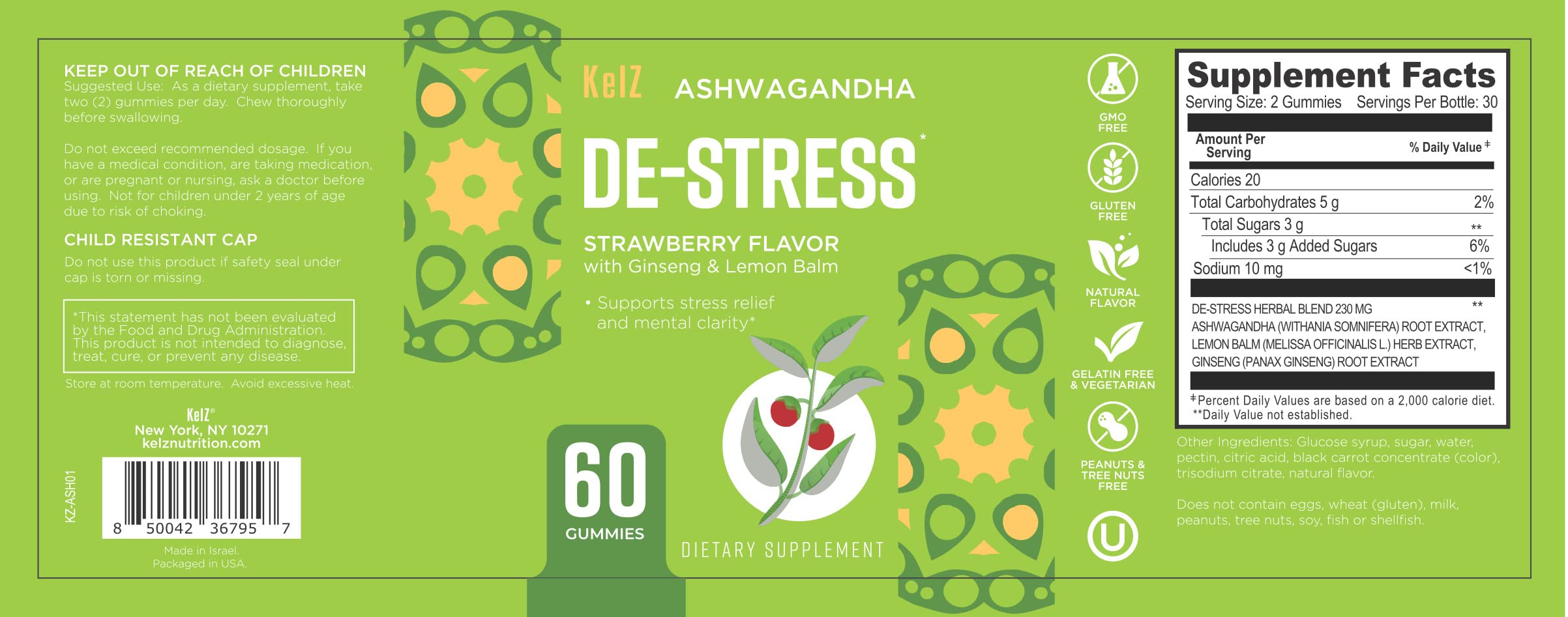 Daily ashwagandha supplement for stress relief