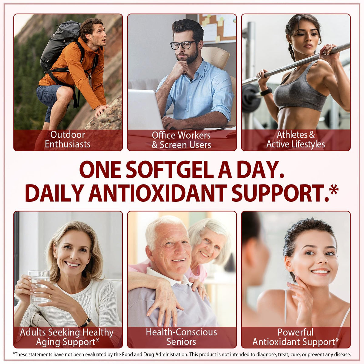 Daily Astaxanthin supplement for vitality
