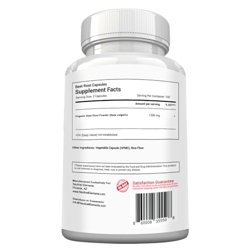 Daily beet root capsules for vitality