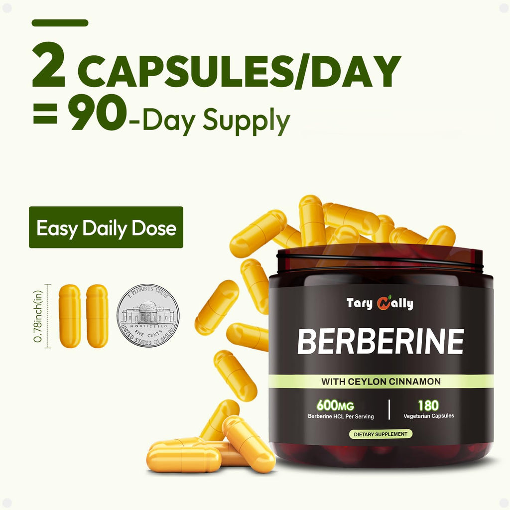 daily berberine capsules for energy