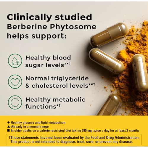 Daily berberine capsules for wellness