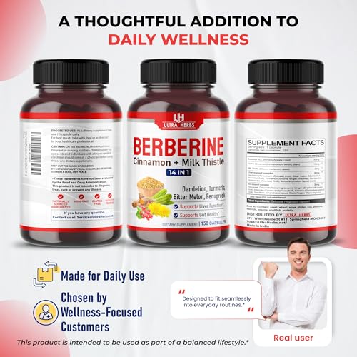 Daily berberine for metabolic balance