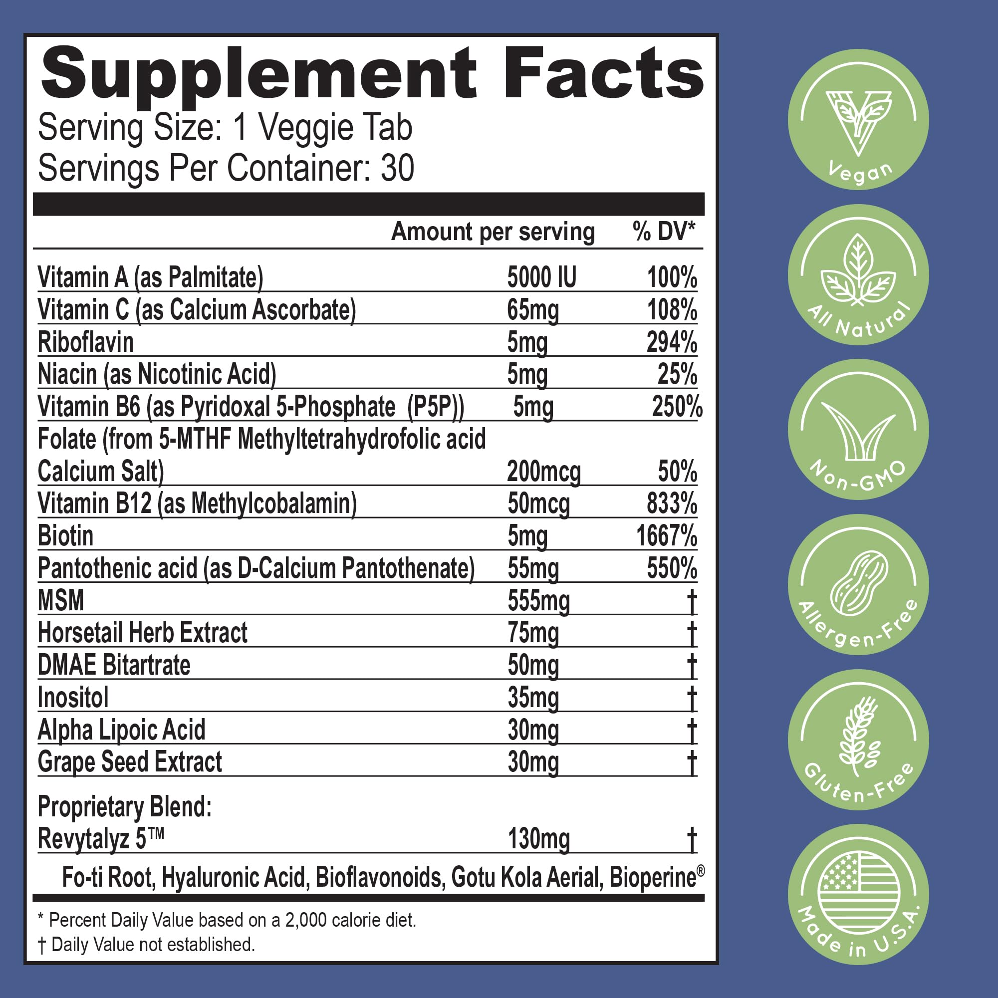 daily biotin supplement for beauty