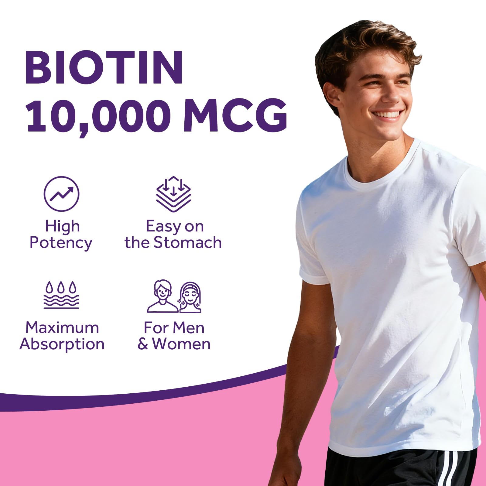 daily biotin supplement for energy boost