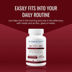 Daily biotin supplement for energy