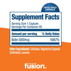 Daily biotin supplement for energy