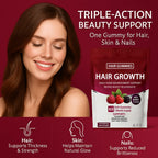 Daily biotin supplement for hair health
