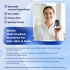 Daily biotin supplement for overall wellness