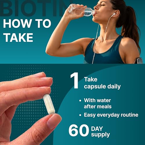 Daily biotin supplement for wellness