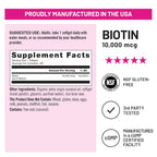 Daily biotin support for overall wellness