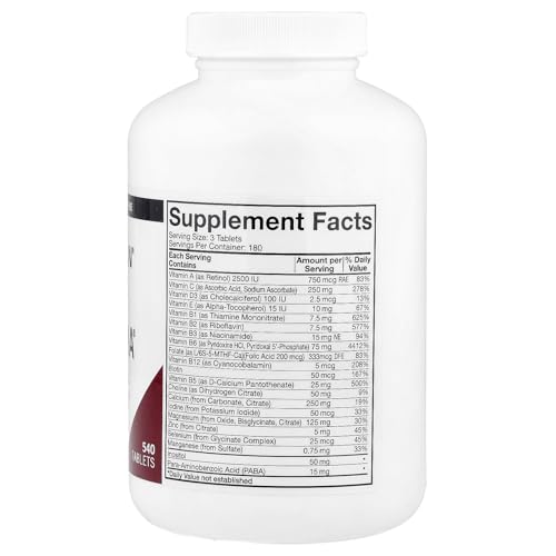 Daily blended vitamin and mineral support