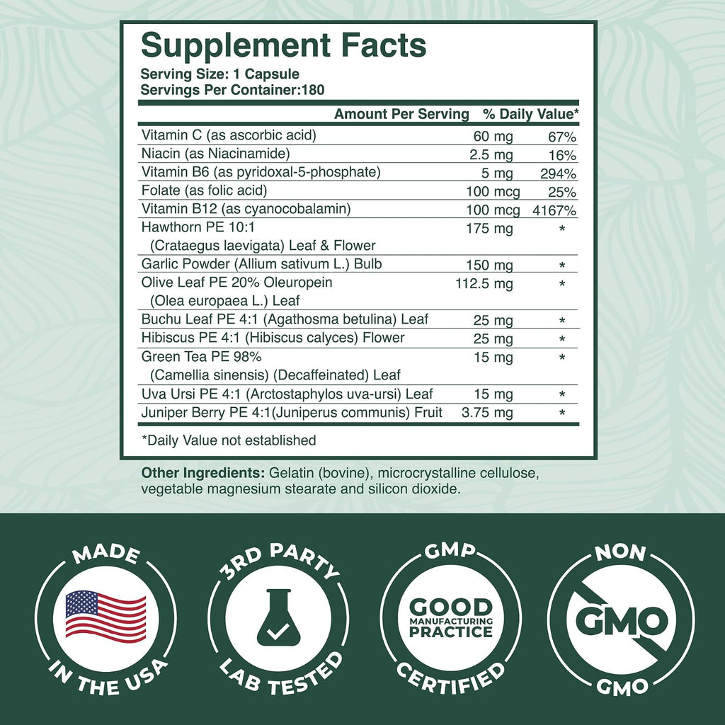 Daily blood pressure support with Hawthorn