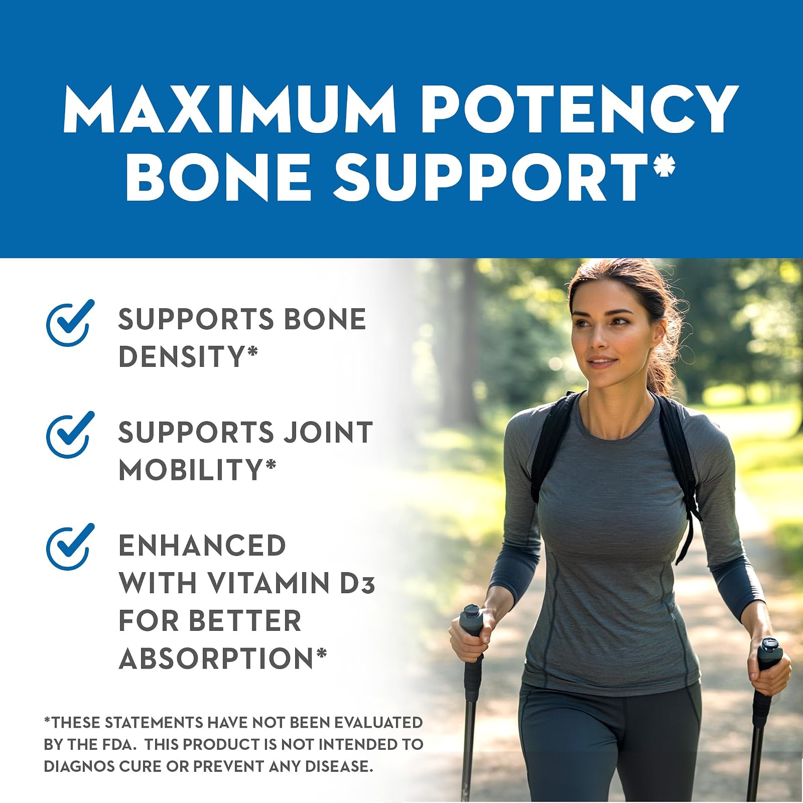 Daily bone strength formula tablets
