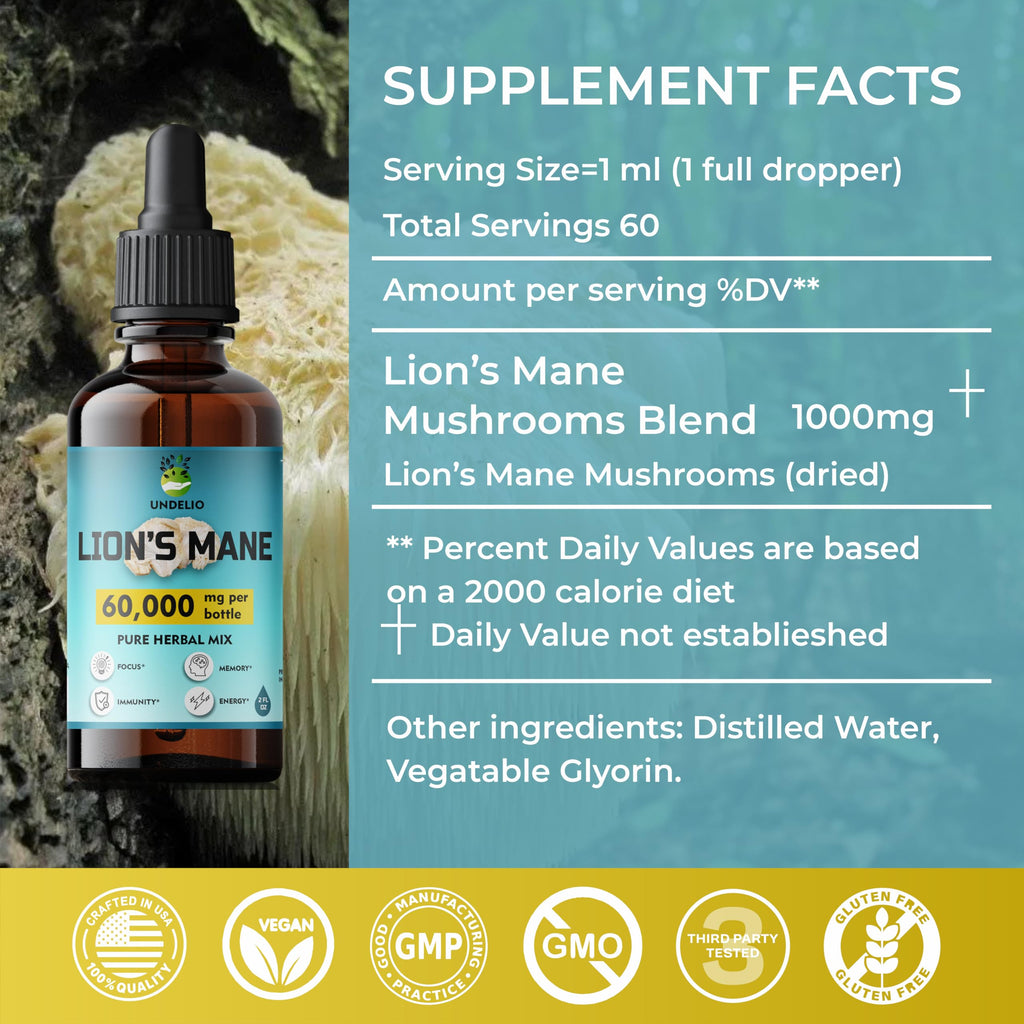 daily brain booster with Lions Mane