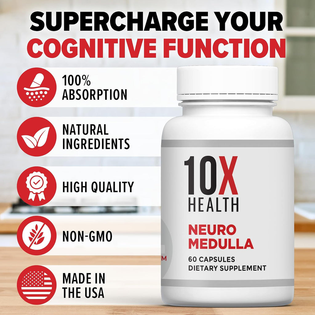 daily brain health supplement capsules