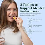 daily brain health supplement tablets