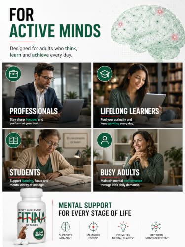 Daily brain health supplement tablets