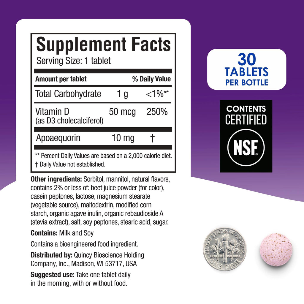 Daily brain support with Prevagen tablets