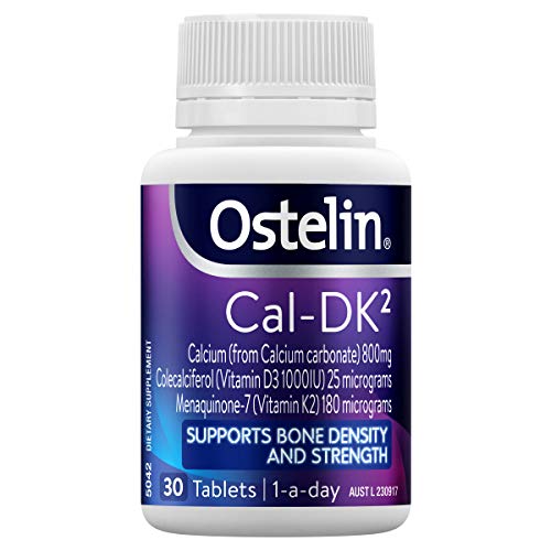 Daily calcium and vitamin K2 tablets