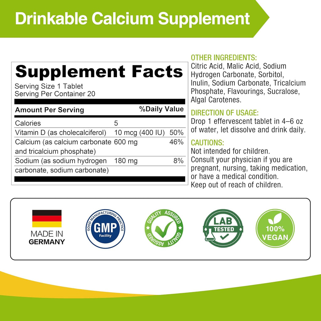 Daily calcium boost with Vitamin D3