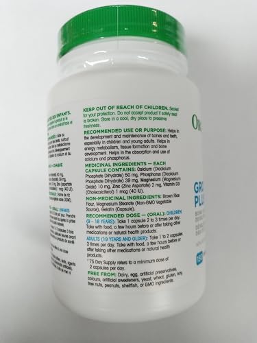Daily calcium capsules for strength