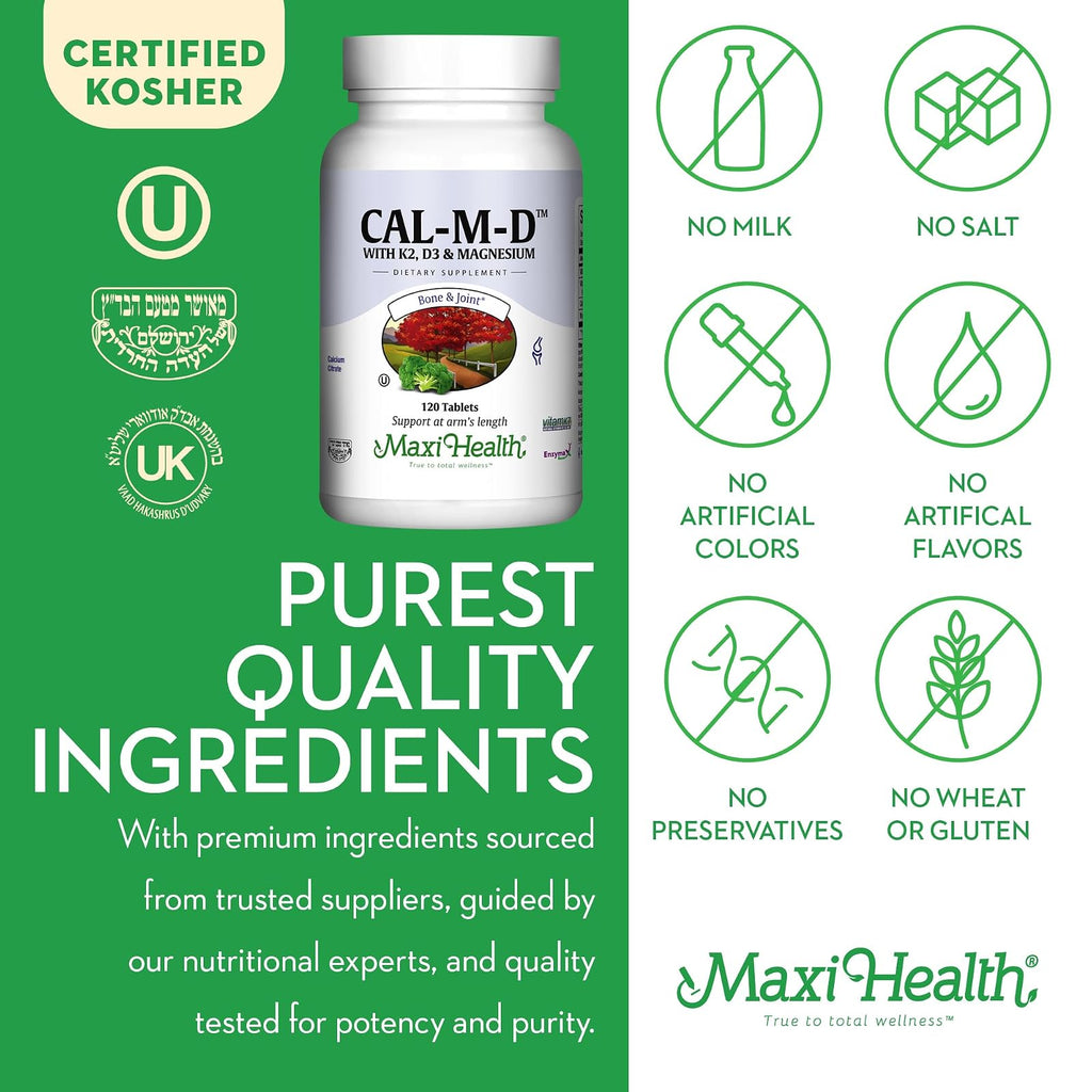Daily calcium citrate for adults