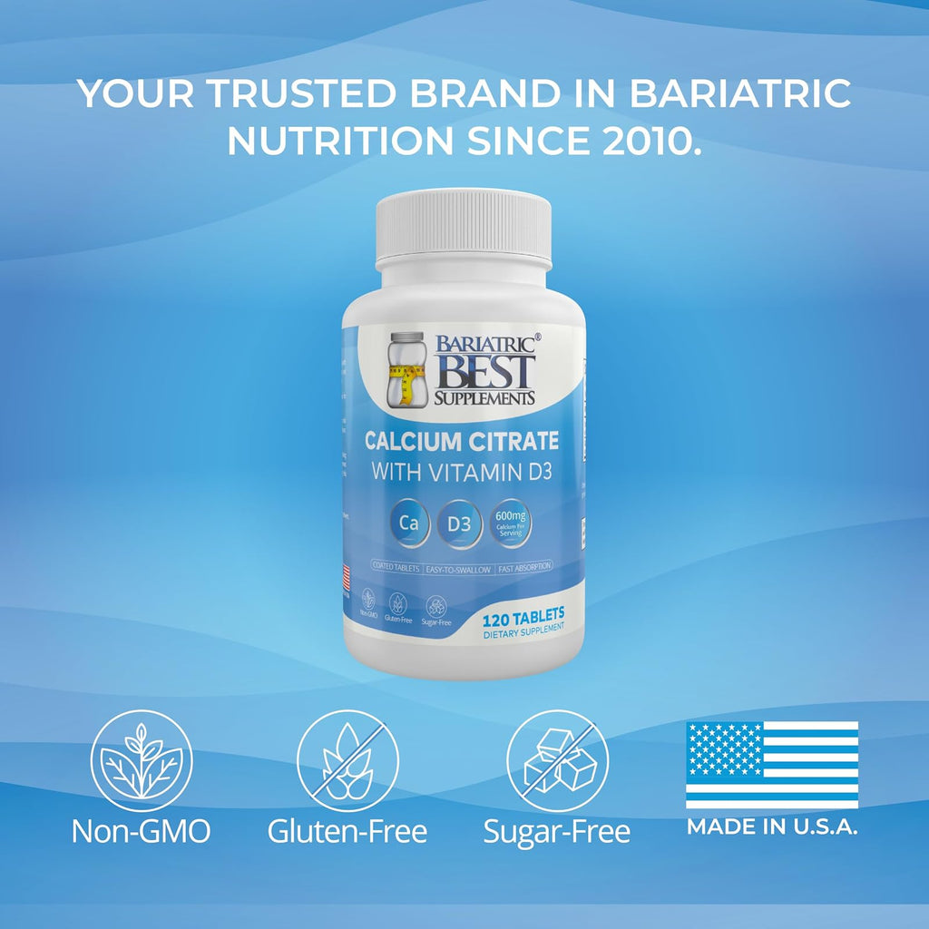Daily calcium citrate for optimal bone support