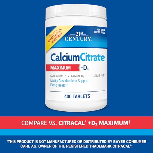 Daily calcium citrate for optimal health