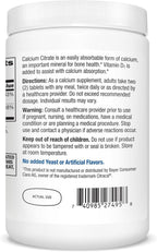 daily calcium citrate for optimal health