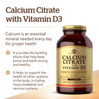 daily calcium citrate for strong bones