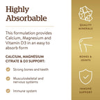Daily calcium citrate for strong bones