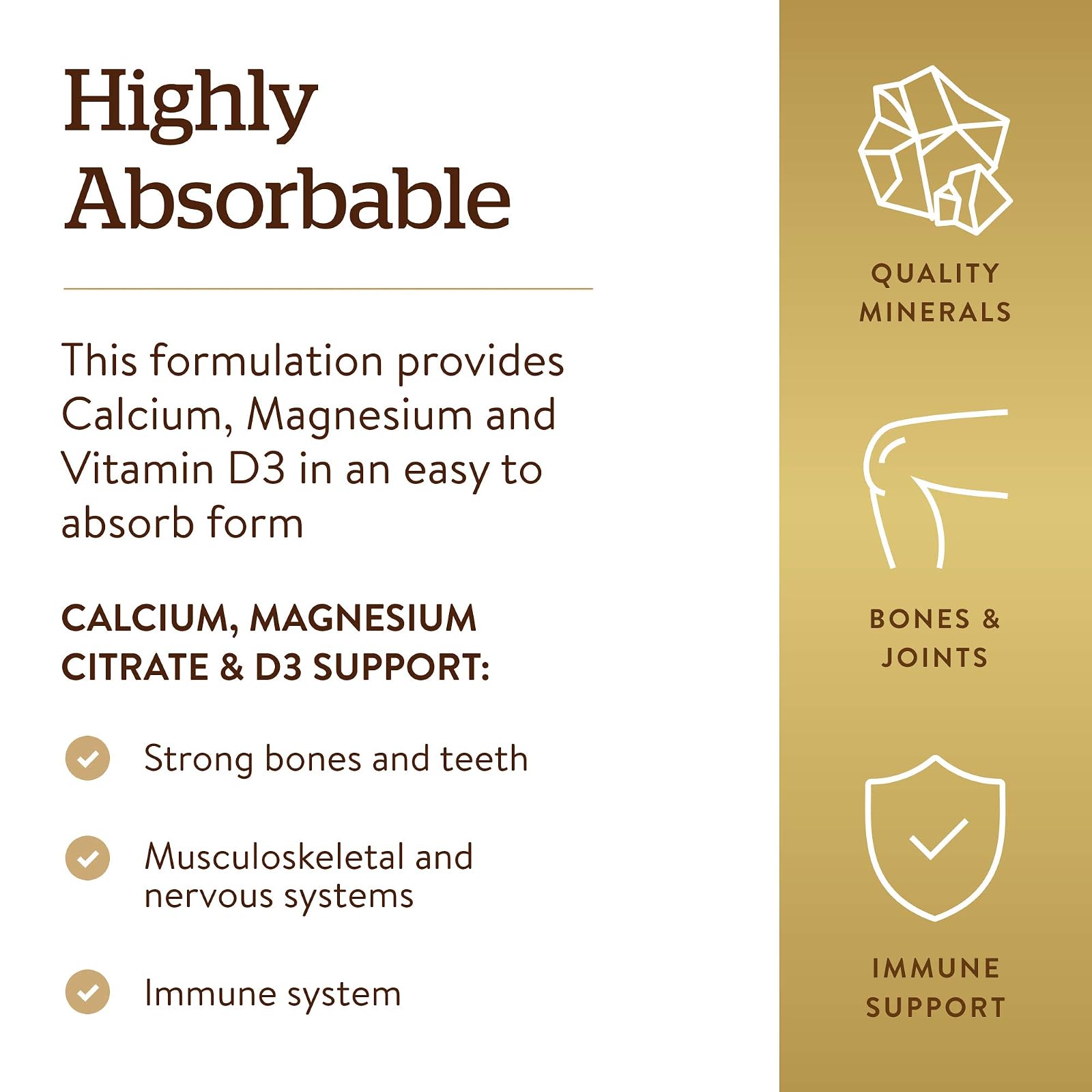 Daily calcium citrate for strong bones